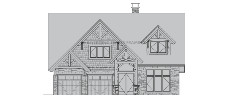 Mountain View Floor Plan | Timber Frame Design | Riverbend
