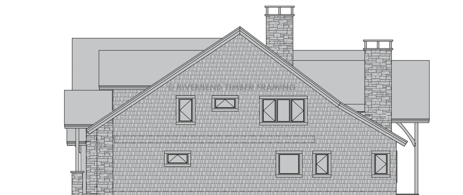 Mountain View Floor Plan | Timber Frame Design | Riverbend